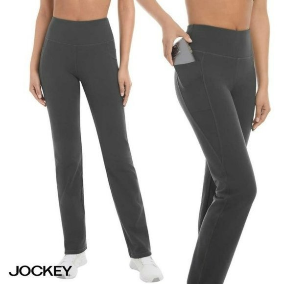 Jockey | Pants & Jumpsuits | Nwt Jockey Highrise Side Pockets Moisture ...